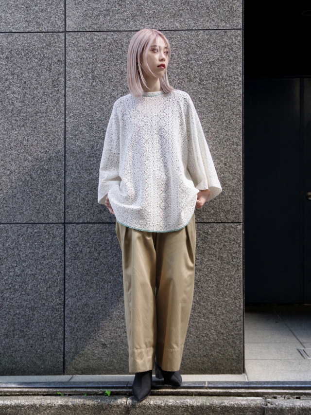 【2023SS】 SHINYAKOZUKA （シンヤコヅカ） "PALABORA" - SNOW ＜ニット＞