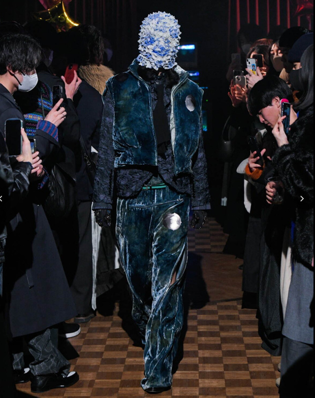 【2023AW】 MASU (マス/エムエーエスユー) "VELVET PUFFER JACKET" ＜ダウンジャケット＞