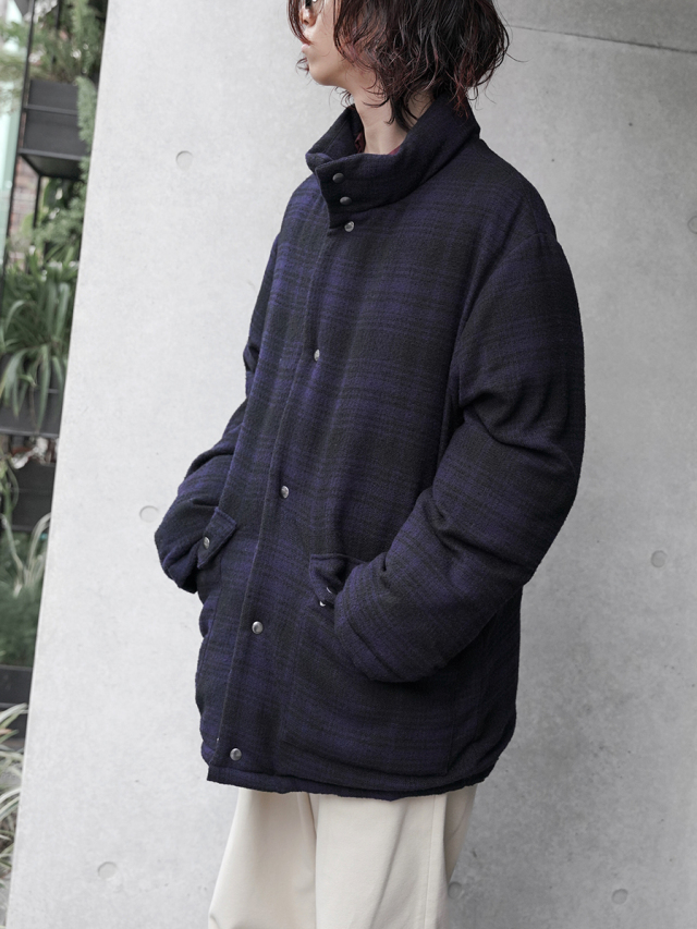 【2023AW】 RAKINES （ラキネス) "Boucle tweed French down jacket" ＜ダウンジャケット＞