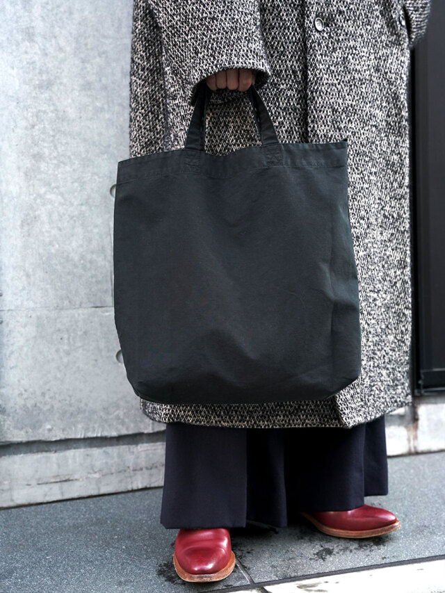 【2024AW】 YOKO SAKAMOTO (ヨーコサカモト) "RESEARCHER BAG" - BLACK ＜ショルダーバッグ トートバッグ＞