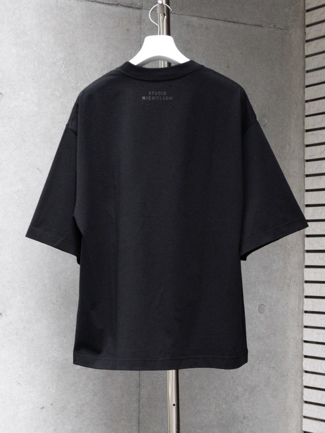【2023SS】 STUDIO NICHOLSON （スタジオニコルソン） "BETA - T-SHIRT" - BLACK