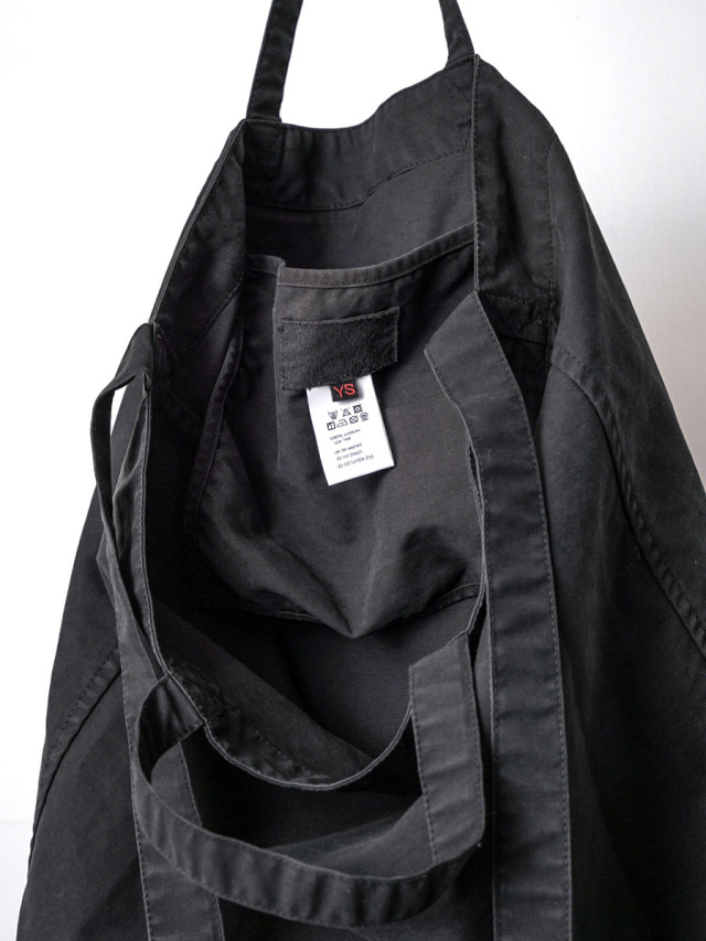 【2023AW】 YOKO SAKAMOTO (ヨーコサカモト) "RESEARCHER BAG" - BLACK ＜ショルダーバッグ トートバッグ＞