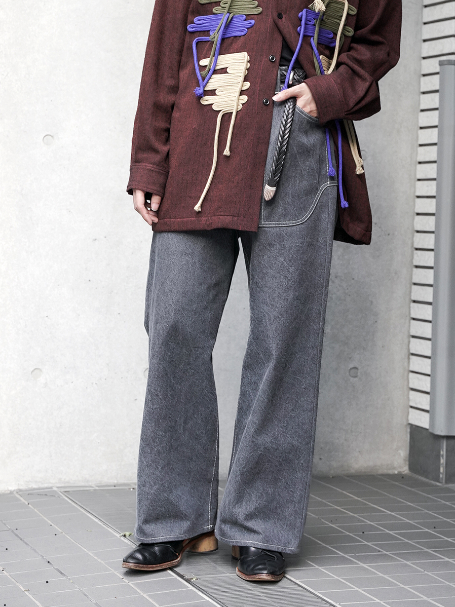 【2024AW】 Sasquatchfabrix. (サスクワァッチファブリックス) "7PK DENIM PANTS" ＜デニム ボトムス パンツ＞
