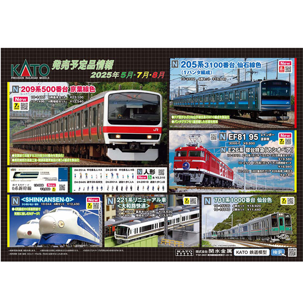 KATO 3066-F EF81 95 レインボー塗装機 railways湘南ラインweb店