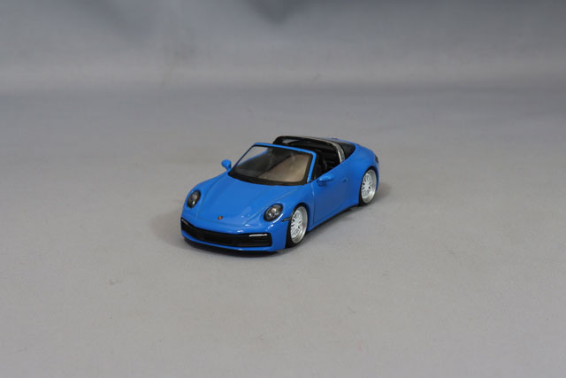 D-MODEL 1/64 ポルシェ 911 タルガ 4S ブルー