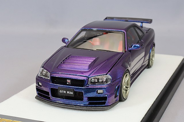 PGM (Private goods model) 1/43 ニスモ R34 GT-R Zチューン メタリックパープル