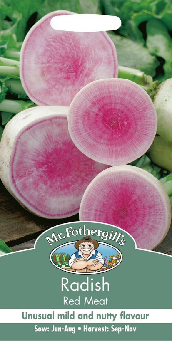 【種子】 Mr.Fothergill's Seeds Radish Red Meat ラディッシュ レッド・ミート ミスター・フォザーギルズシード