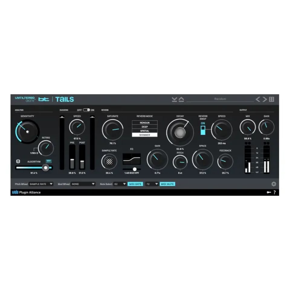Plugin Alliance/Unfiltered Audio TAILS【～06/30 期間限定特価キャンペーン】【オンライン納品】