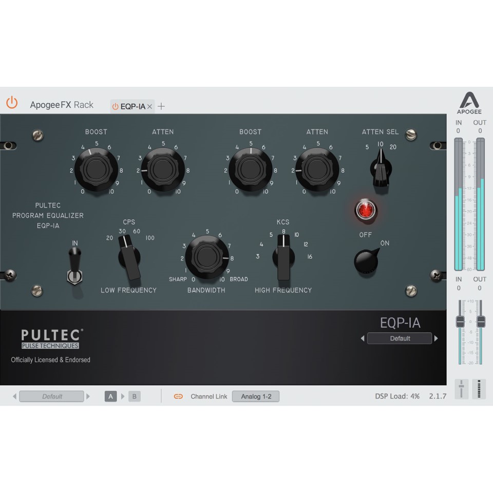 APOGEE/Apogee FX Pultec Bundle【オンライン納品】