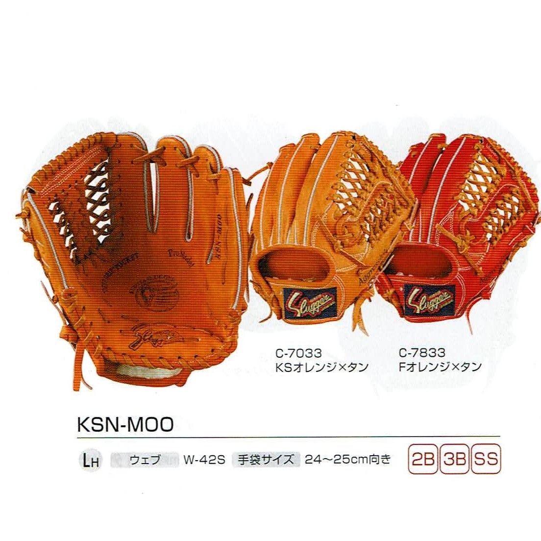 久保田スラッガー 軟式セカンド・ショート・サード用【ソフト兼用】 KSN-M00 湯もみ型付け無料