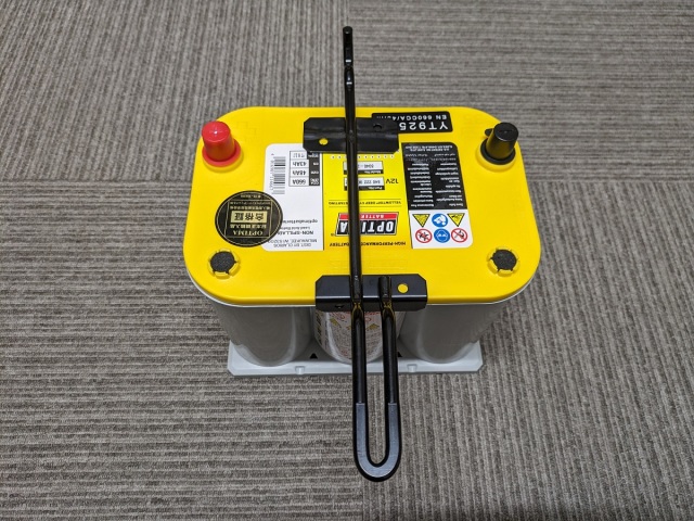 NBロードスター用取付キット付イエロートップset / オプティマ バッテリー YT925S-L / YT R-3.7L YELLOW TOP