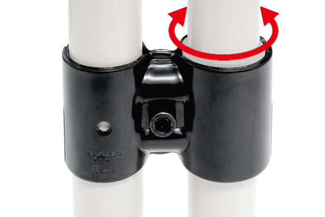 メタルジョイント（ブラック） パイプとジョイントのスパクリショップ