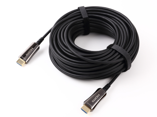 Hdmi 4k 60p Hdr対応 光ファイバーhdmiケーブル5m 18gbps Hd2aocd 5m スターケーブルショップ