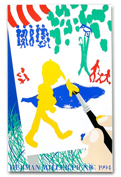 Herman Miller Picnic Poster 1994 Paints