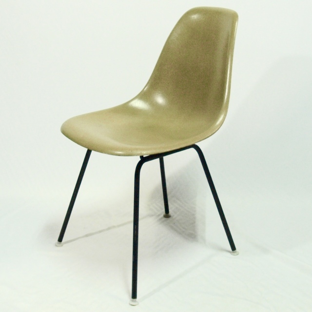 Eames Side Shell Chair Yellow Ocher