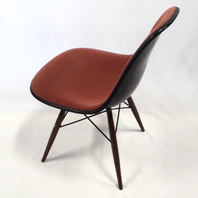 Eames Side Shell Chair (Girard Moquette Orange)