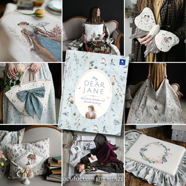 Acufactum〕Book A-4056/4057 My Dear Jane Stitch House - ステッチハウス -