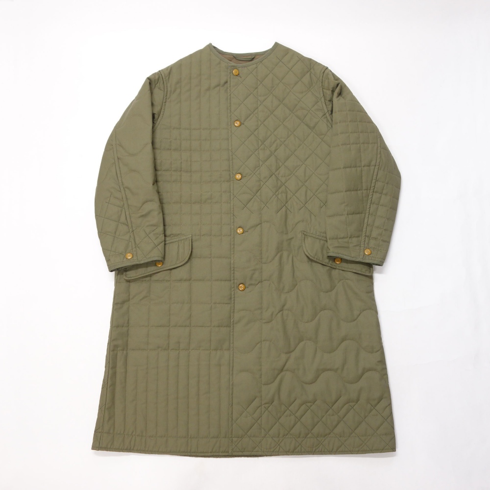 80450000001 Nigel Cabourn GAS PROTECT COAT JACQUARD QUILT ナイジェル・ケーボン ガス ...