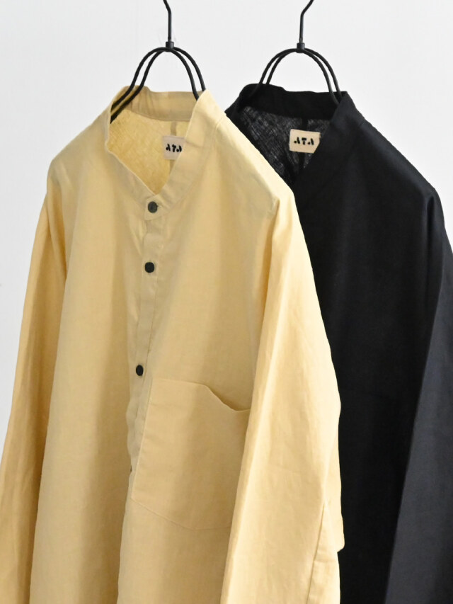 ATA(アタ) BASIC V-NECK LS SHIRTS