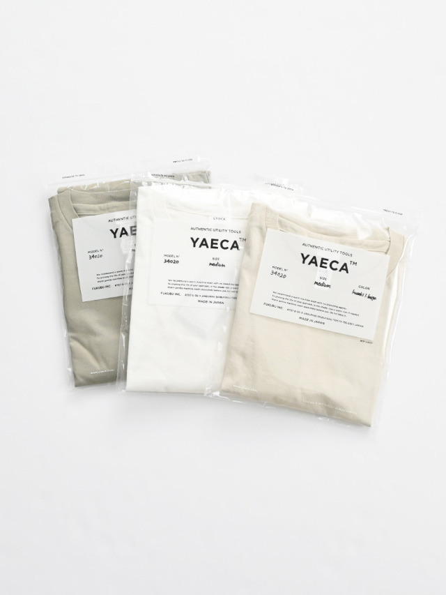 YAECA STOCK(ヤエカ ストック) CREW NECK T-SHIRTS S/S (34020)