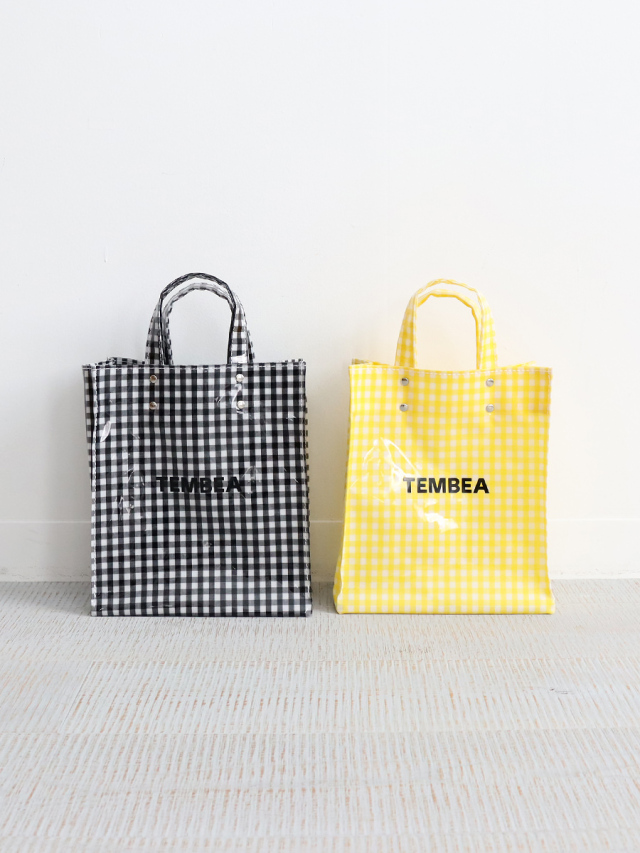 TEMBEA(テンベア) PAPER TOTE SMALL GINGHAM