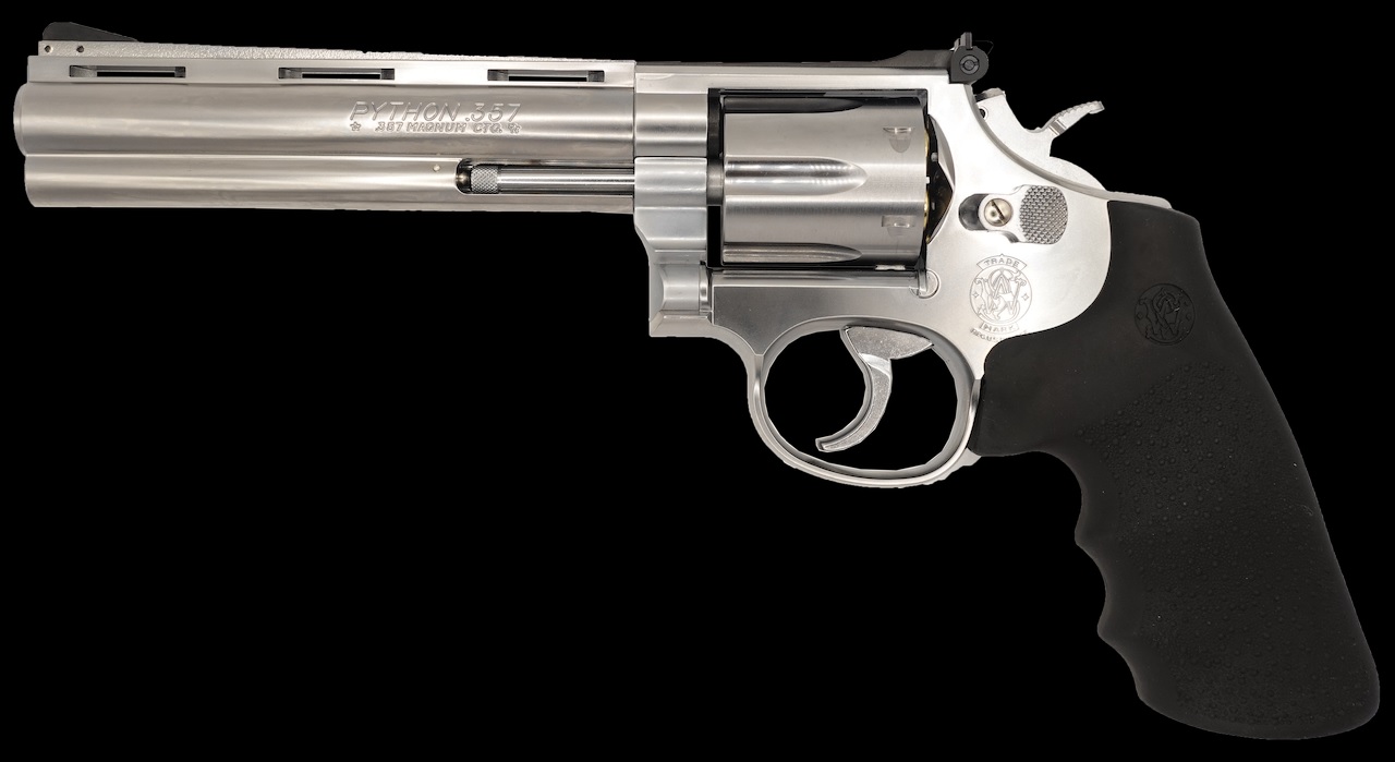タナカ The Custom S&W/Colt Hybrid Smolt Revolver 6inch ステンレスフィニッシュ Ver.3 ...