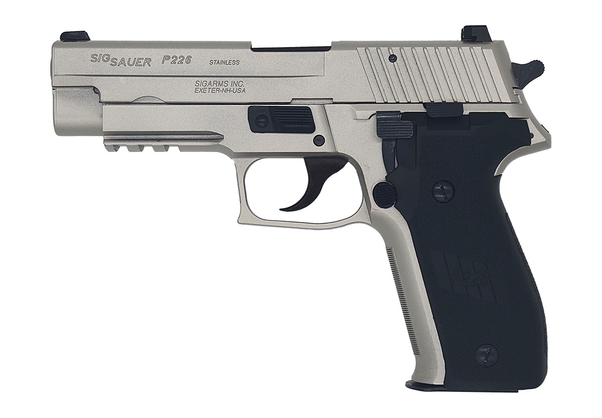 タナカ SIG P226 Railed Frame Evolution 2 “Warm Silver Coating” ALL Heavy ...