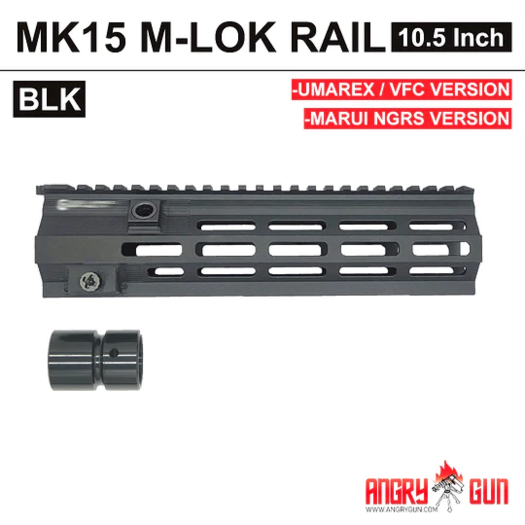 ANGRY GUN GEISSELE SMR M-LOK MK15 レイルハンドガード 10.5inch VFC HK416シリーズ対応 ...
