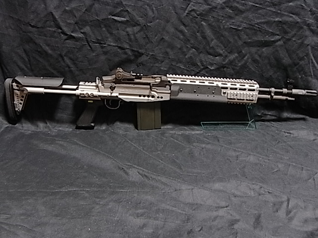 ★送料無料★【LV2カスタム】WE M14 EBR Titanium RA-TECH SFA刻印 + SAGE刻印Ver. StrikeArms