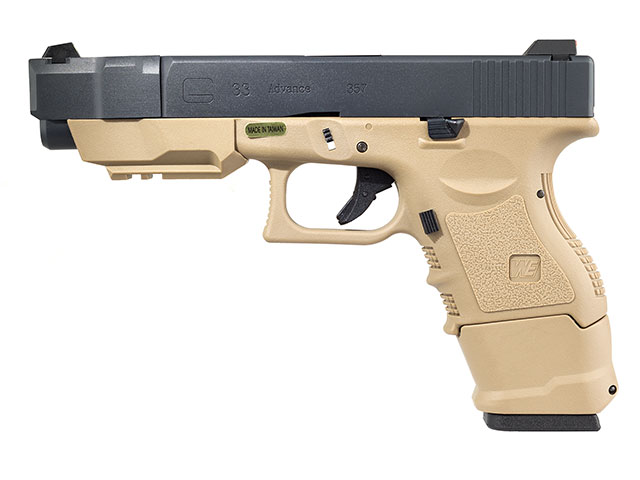WE G33 Gen.3 Advance GBB TAN （グロック33 ガスブローバックガンシリーズ） StrikeArms
