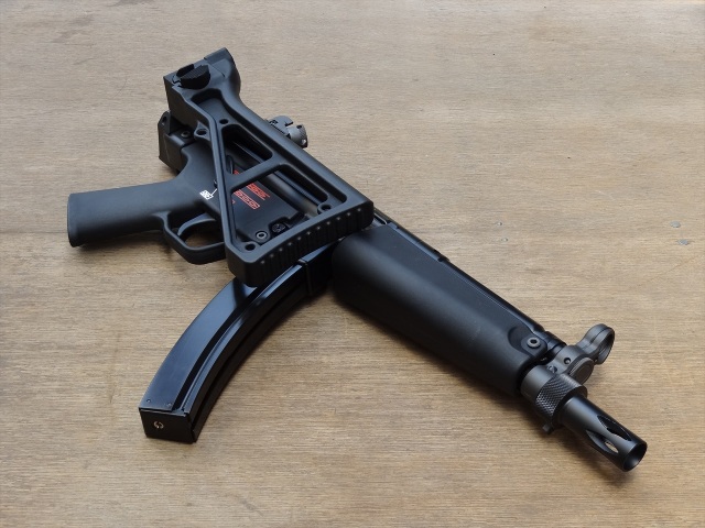 ★送料無料★【NPAS】 WE MP5A2 PDW GBB （MP5A4 B&Tフォールディングストック Ver.） BK