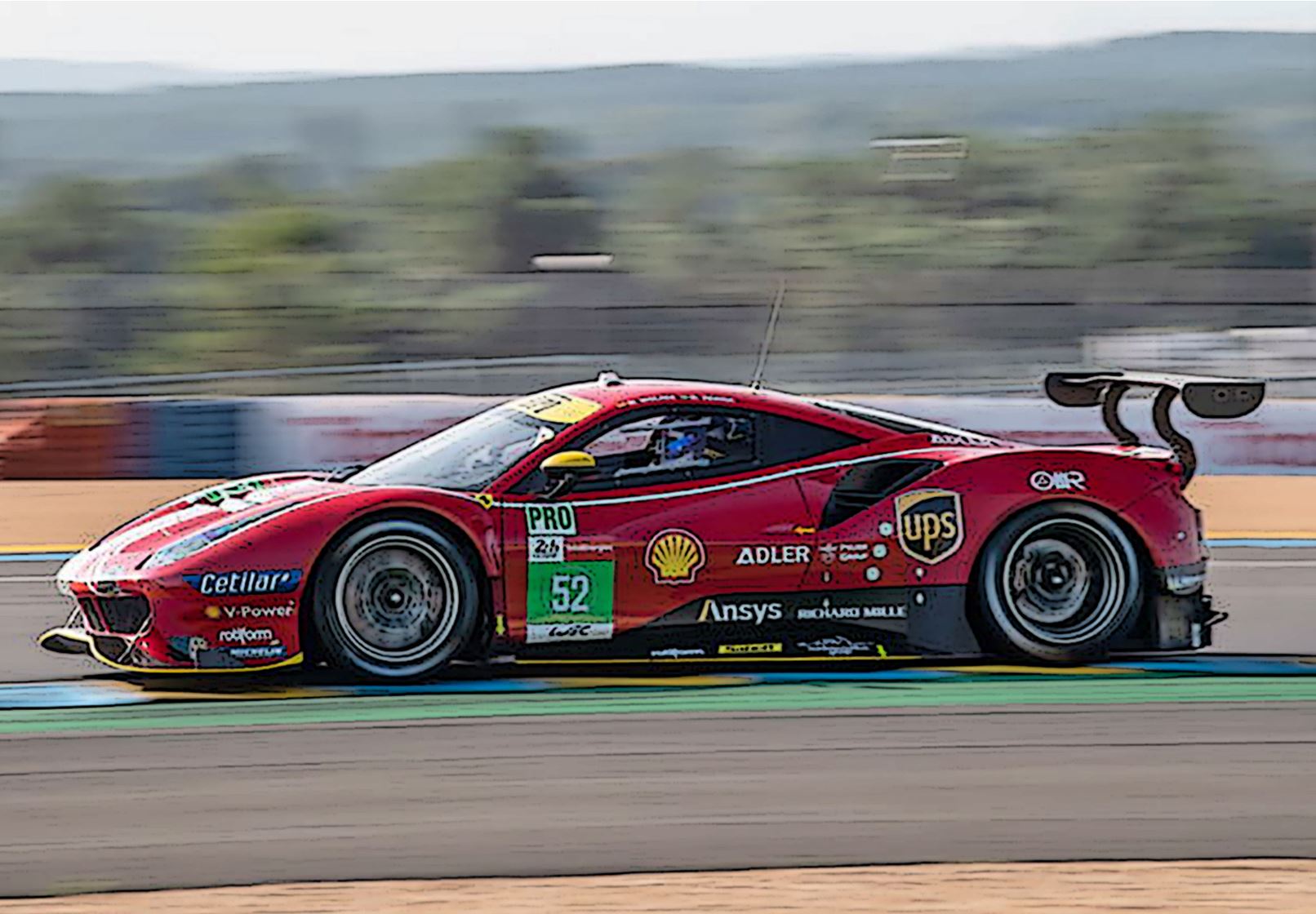 BBR 1/43 Ferrari 488 GTE LMGTE Team AF Corse Le Mans 2021 Car No. 52 ...