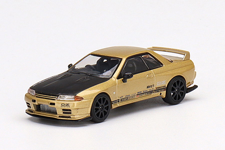 MINI GT 1/64 Top Secret Nissan スカイライン GT-R VR32 Top Secret Gold (右ハンドル)日本限定 - サンリッチジャパン
