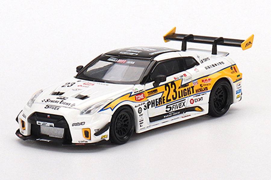 MINI GT 1/64 LB-Silhouette WORKS GT Nissan 35GT-RR バージョン2 フォーミュラ・ドリフト 2022 LB Racing(右ハンドル) - サン ...