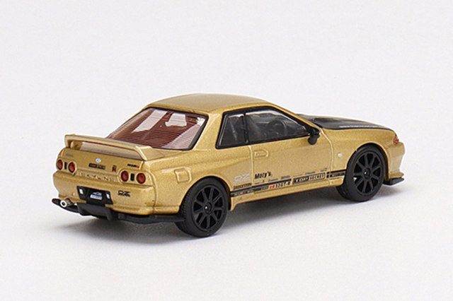 MINI GT 1/64 Top Secret Nissan スカイライン GT-R VR32 Top Secret Gold (右ハンドル)日本限定 - サンリッチジャパン