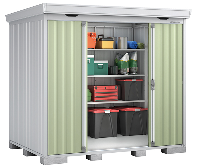 FS-2618S イナバ中型物置 フォルタ 一般型 耐風・耐震補強仕様 間口2630×奥行1790×高さ2085mm-シュウノール