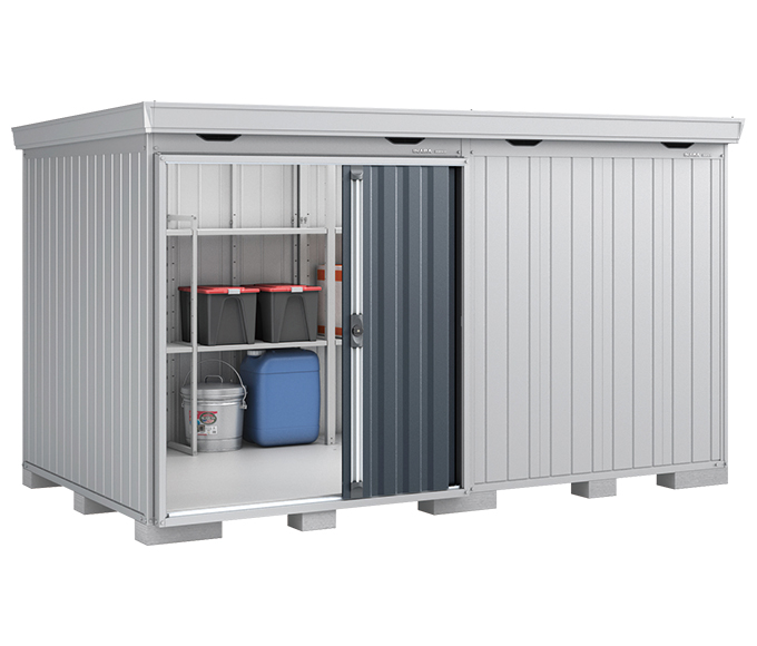 FS-3622H イナバ中型物置 フォルタ 一般型 間口3580×奥行2210×高さ2385mm-シュウノール