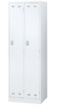 SLDW-2-N 2人用ロッカー（南京錠） 幅608×奥行515×高さ1790mm