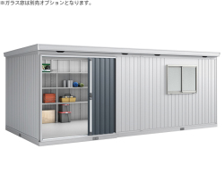 FB-6130H イナバフォルタ大型 一般型 耐風・耐震補強仕様 間口6100×奥行3050×高さ2385mm-シュウノール