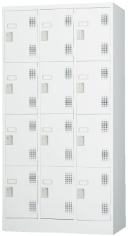 スチール12人用ロッカー※ダイヤルロック式 TLK-D12N 幅900×奥行515×高さ1790