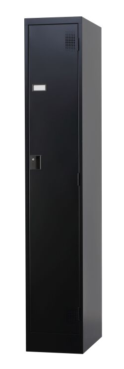 スチール1人用ロッカー※シリンダー錠 TLK-S1S-MB 幅317×奥行515×高さ1790