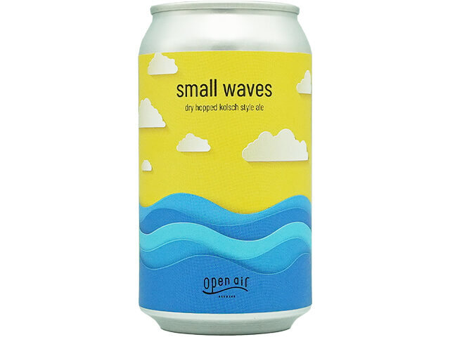 open air BREWING small waves(スモールウェイブス) 350ml