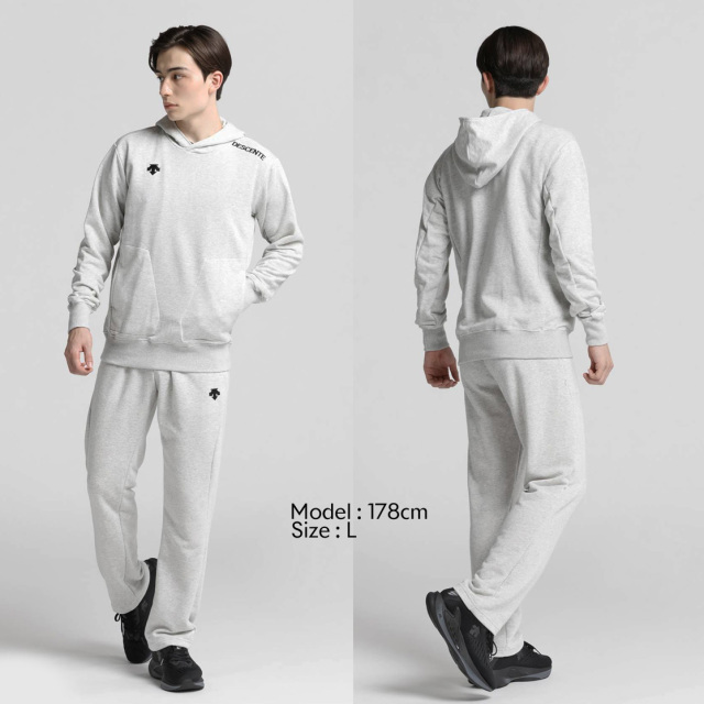 【23SS】【デサント】DTM2601B フーデッドスウェット（S～XA）【チームオーダーマーキング対応】