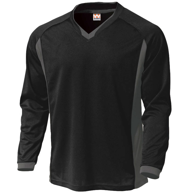 【wundou】P1930 ゲームシャツ【長袖】（ジュニア～ユニセックス：110～XXL）