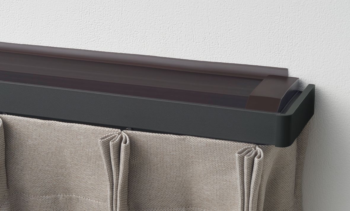 【カーテンレール TOSO】レガートユニ カバートップII 正面付 | カーテンインテリア専門店TERITERI