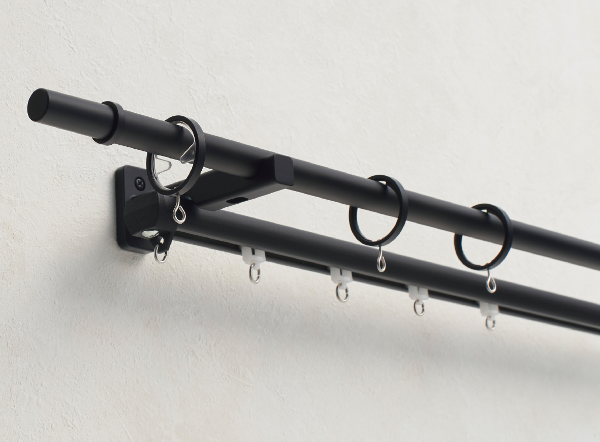 【カーテンレール TOSO】モノ16 ネクスティダブル正面付 | カーテンインテリア専門店TERITERI