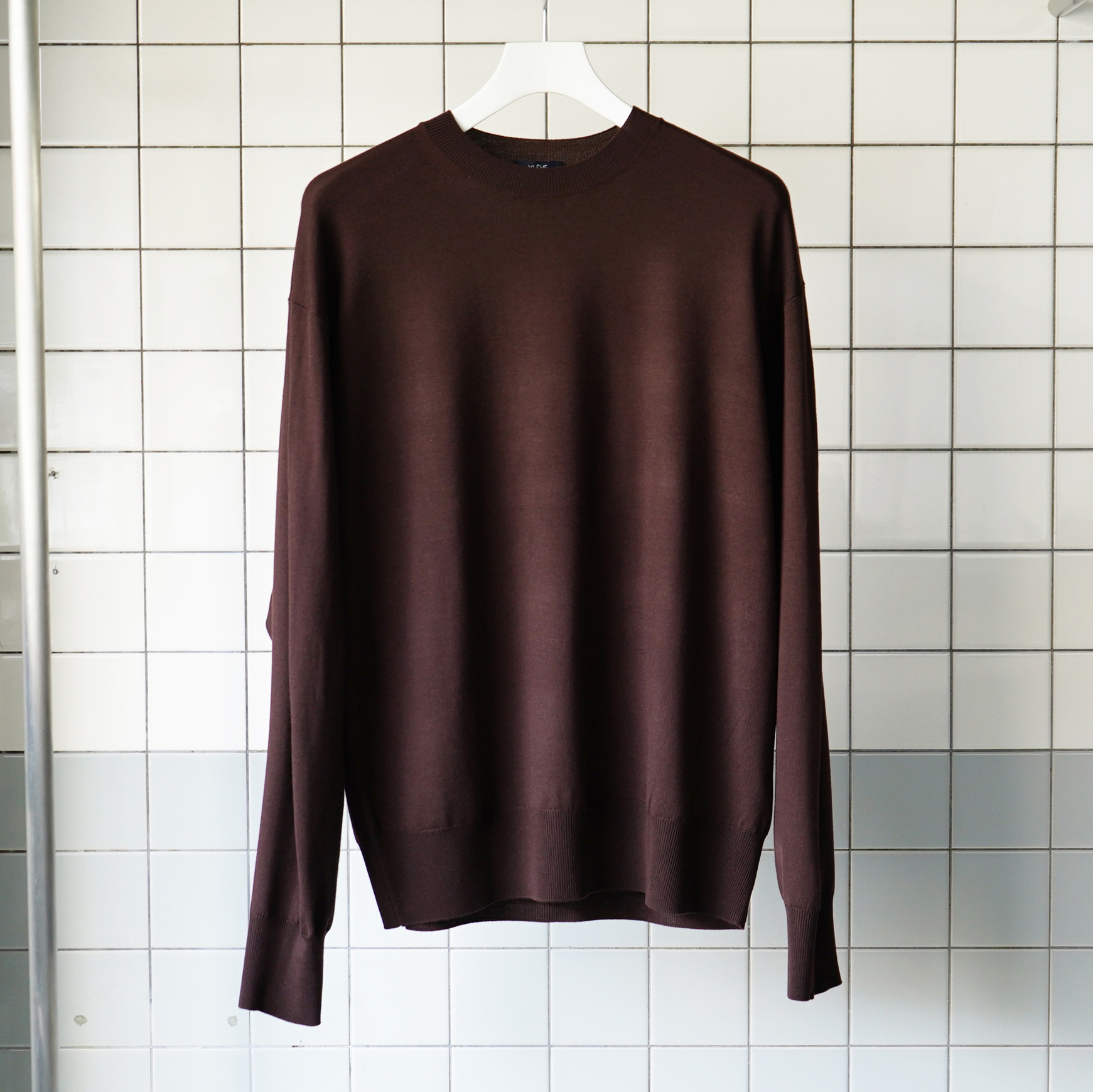 YLÈVE SUPERFINE MERINO WOOL KN P/O BURGUNDY