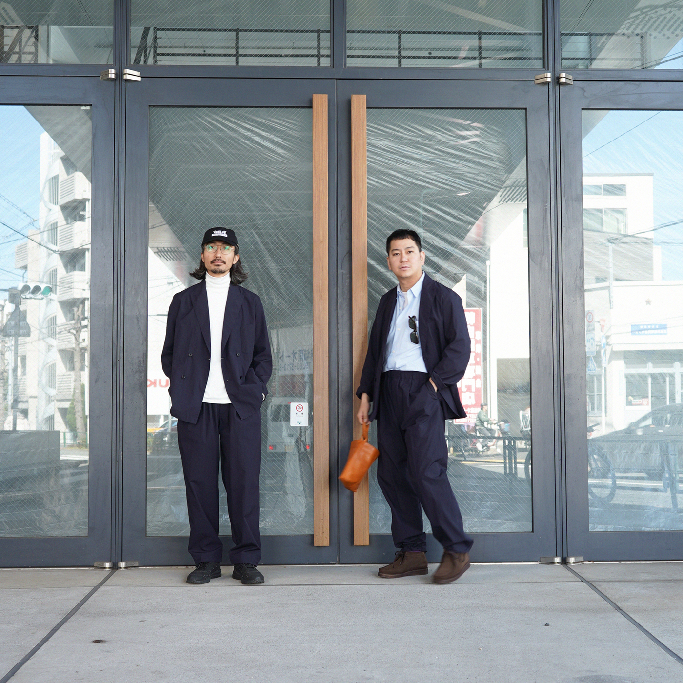 KAPTAIN SUNSHINE DB Take Easy Jacket NAVY