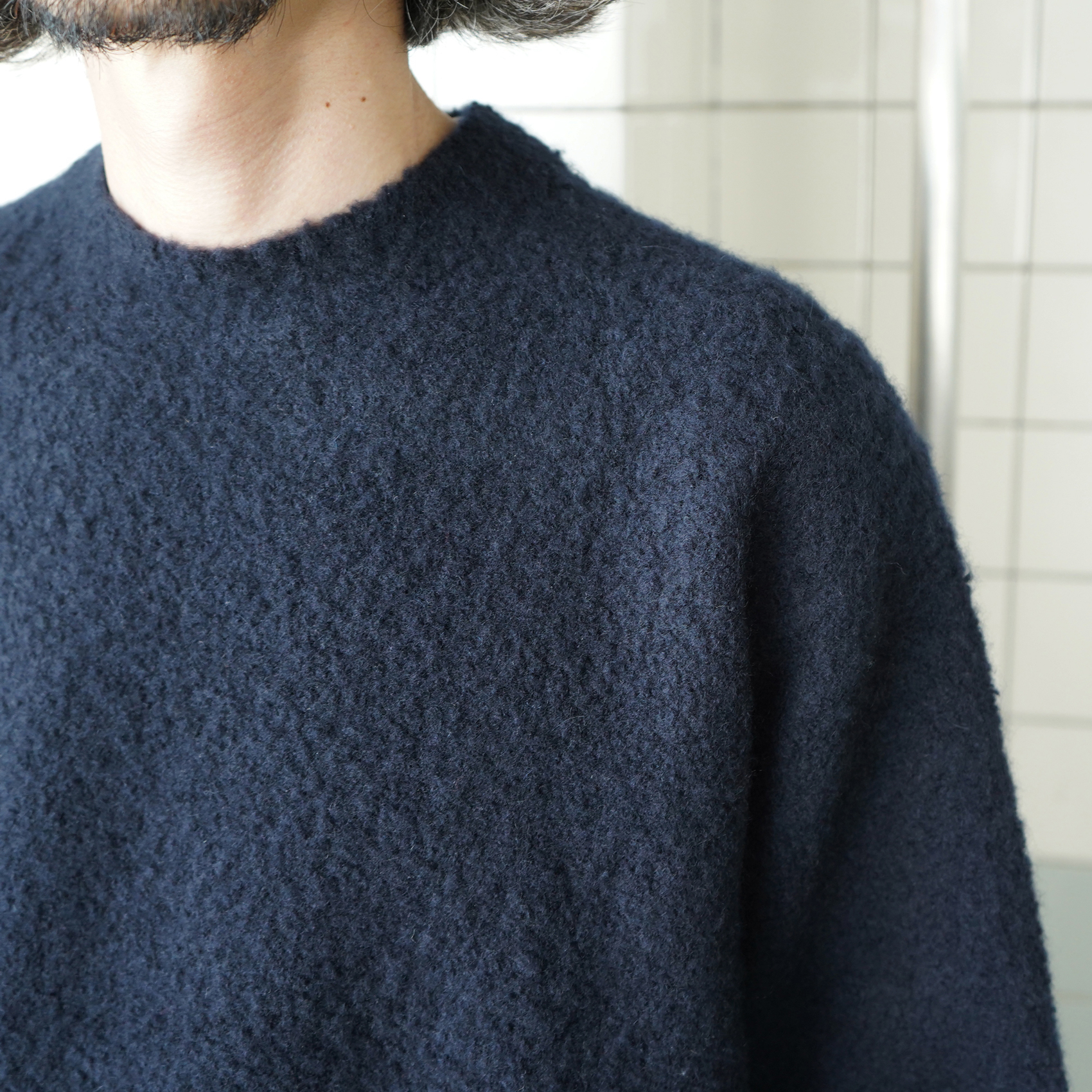 BAUTH CASHMERE SHAGGY CREW NECK