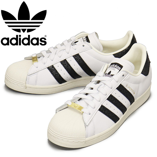 adidas (アディダス) IF3637 SUPERSTAR スーパースター スニーカー フットウェアホワイトxコアブラックxゴールド ...